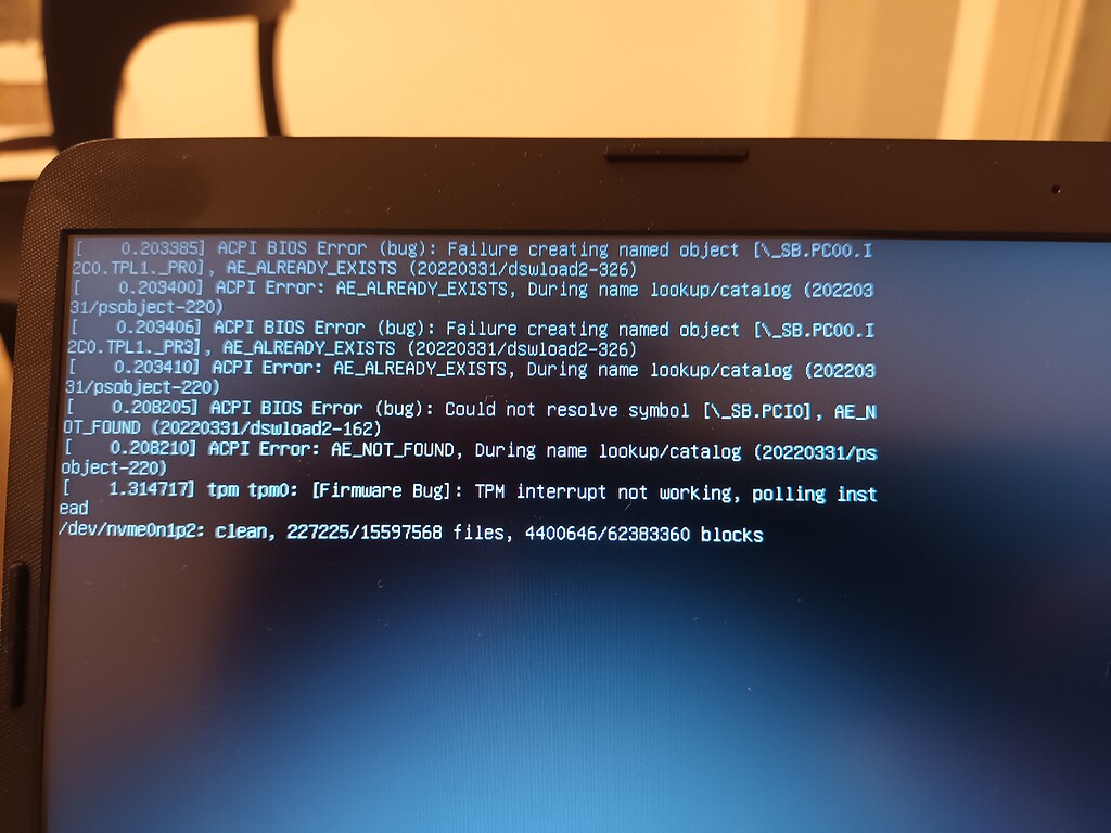 ACPI BIOS ERROR (bug): Failure creating named object - Assistenza Linux ... ACPI BIOS ERROR (bug): Failure creating named object - Assistenza Linux ...