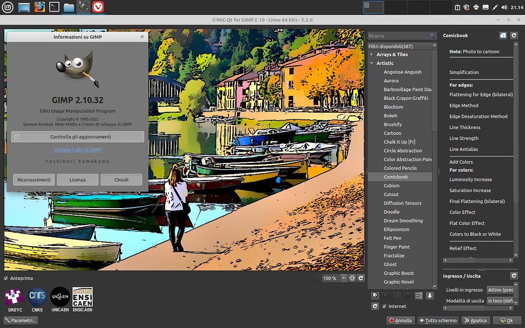 Annunci rilasci G'MIC - GIMP Italia - forum.linux.it